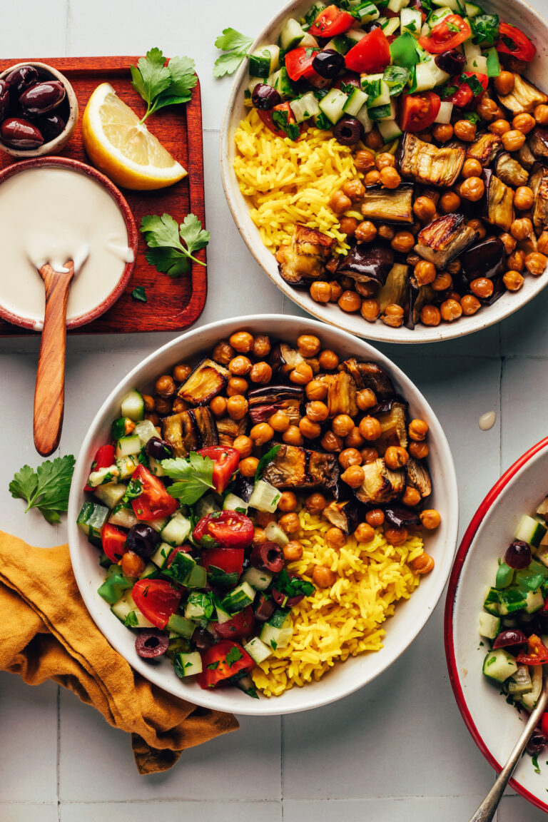 Easy Mediterranean-Inspired Nourish Bowls - Minimalist Baker