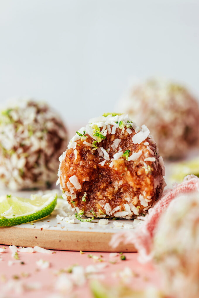 No-Bake Coconut Lime Energy Bites - Minimalist Baker Recipes