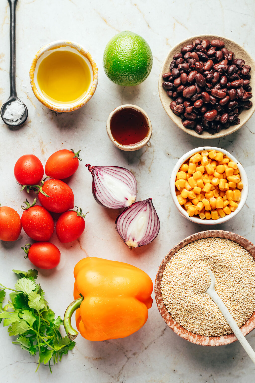 Simple Quinoa Black Bean Salad - Minimalist Baker Recipes