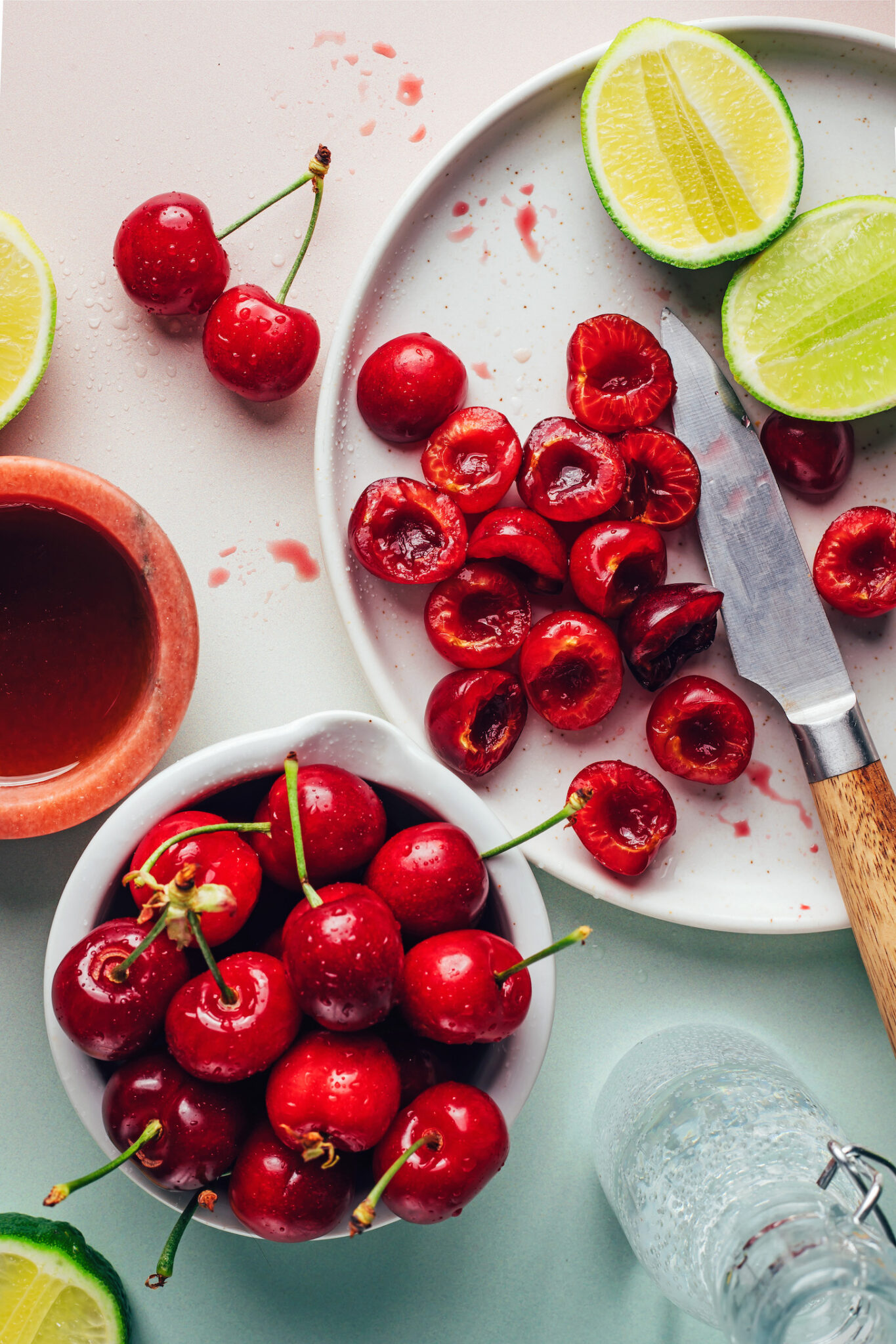 Sparkling Cherry Limeade (Naturally Sweetened) - Minimalist Baker