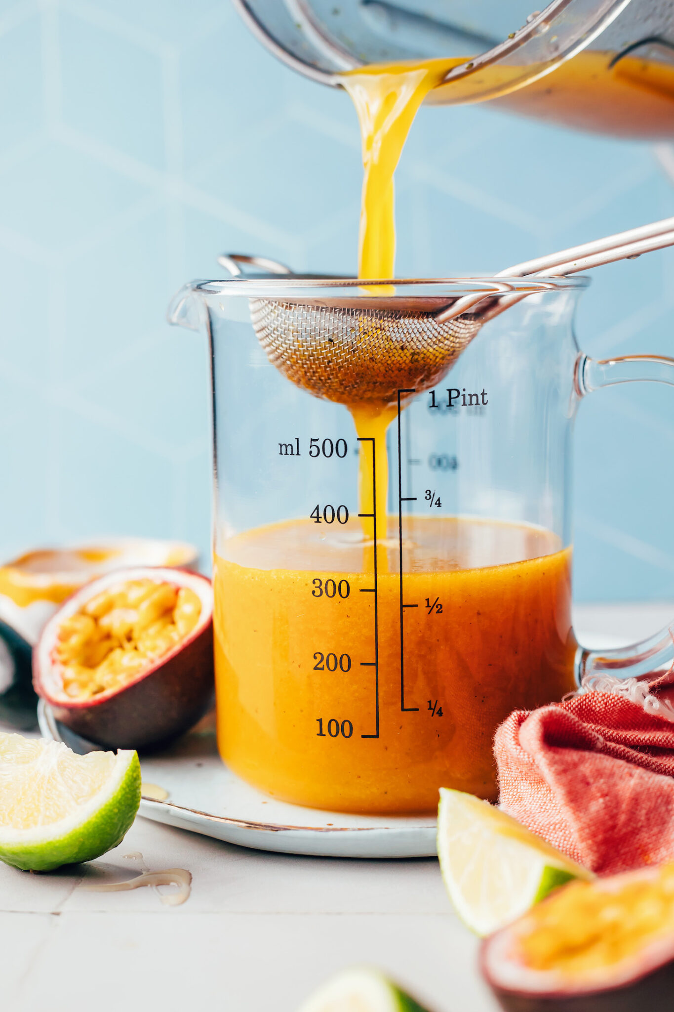 Spicy Passion Fruit Mocktail (AKA "Mockarita") - Minimalist Baker Recipes