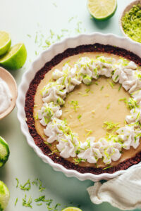 Classic Vegan Key Lime Pie - Minimalist Baker Recipes
