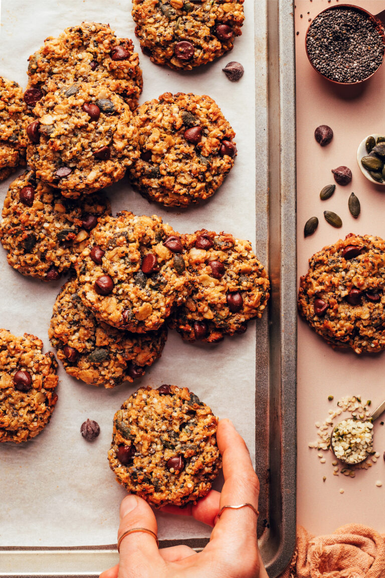Seedy Quinoa Breakfast Cookies - Minimalist Baker Recipes