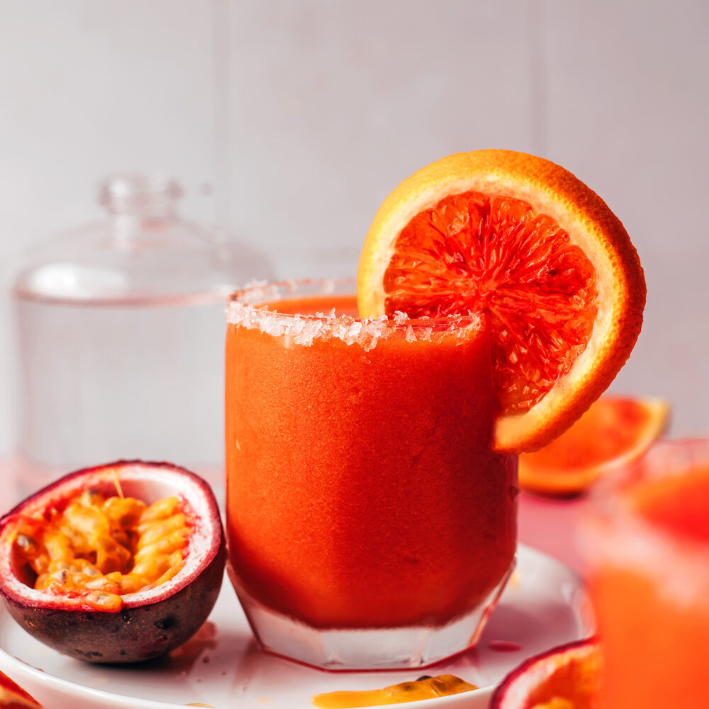 Spicy Passion Fruit Mocktail (AKA "Mockarita") - Minimalist Baker Recipes