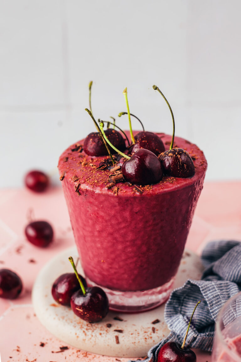 Chocolate Cherry Protein Shake - Minimalist Baker Recipes