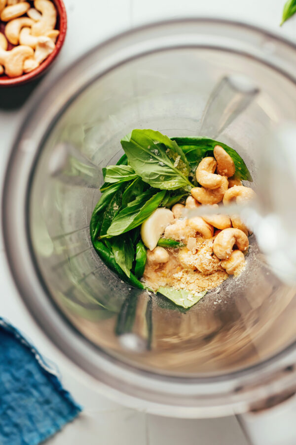 Creamy Pesto Sauce (Dairy-Free) - Minimalist Baker Recipes