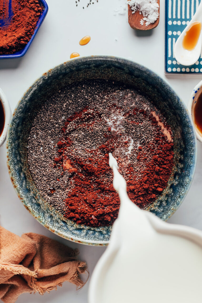 Creamy Mocha Chia Pudding - Minimalist Baker Recipes