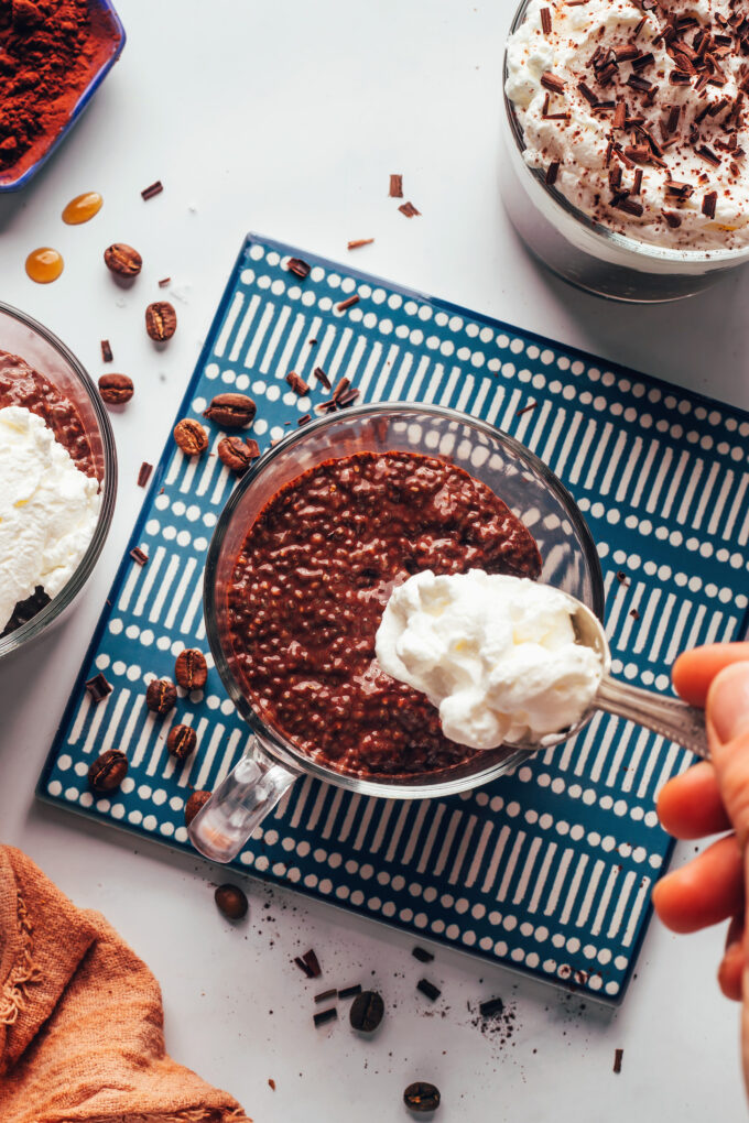 Creamy Mocha Chia Pudding - Minimalist Baker Recipes