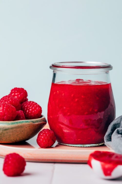 Easy Raspberry Compote (Naturally Sweetened) - Minimalist Baker Recipes