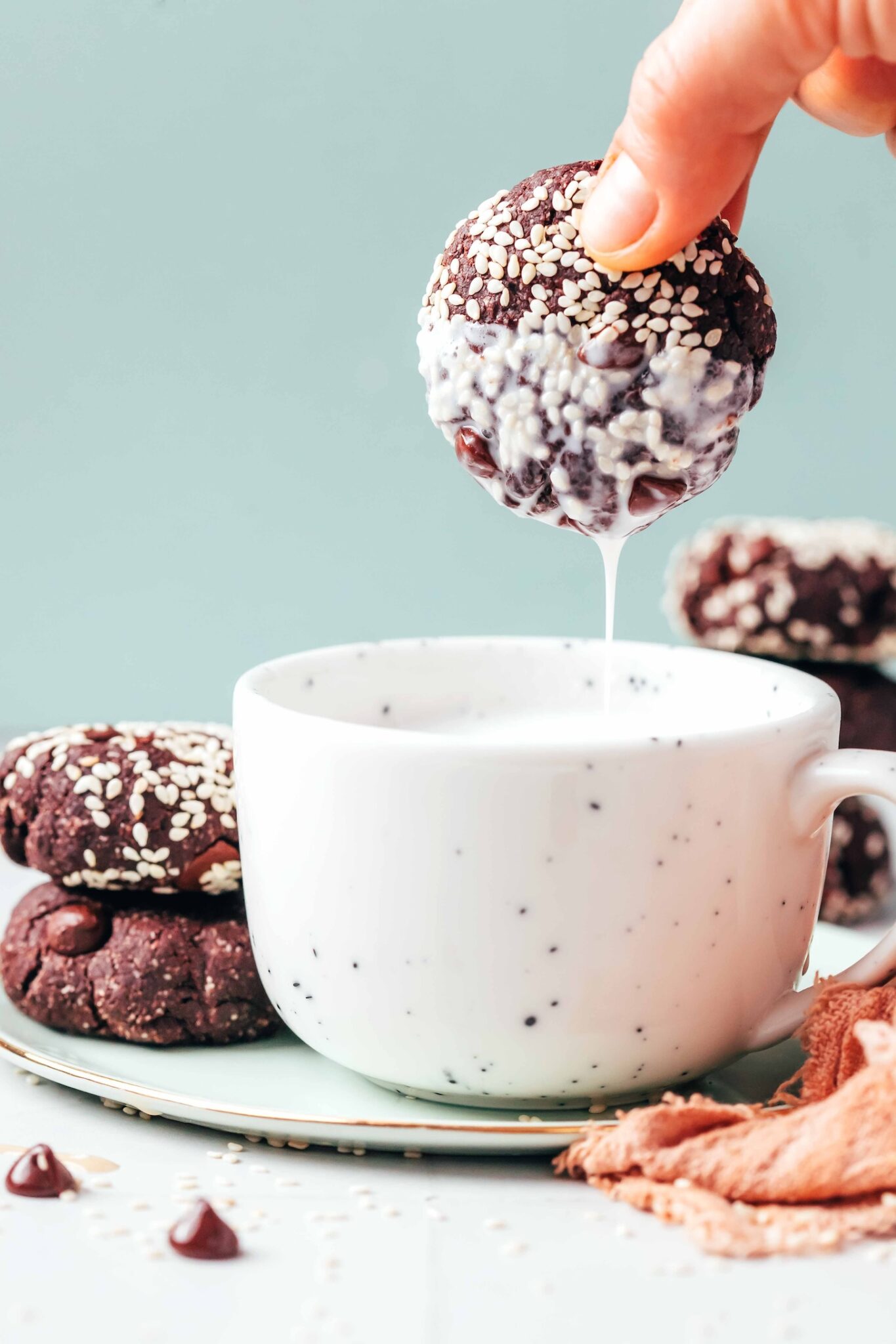 Fudgy Chocolate Tahini Cookies (1 Bowl!) - Minimalist Baker Recipes