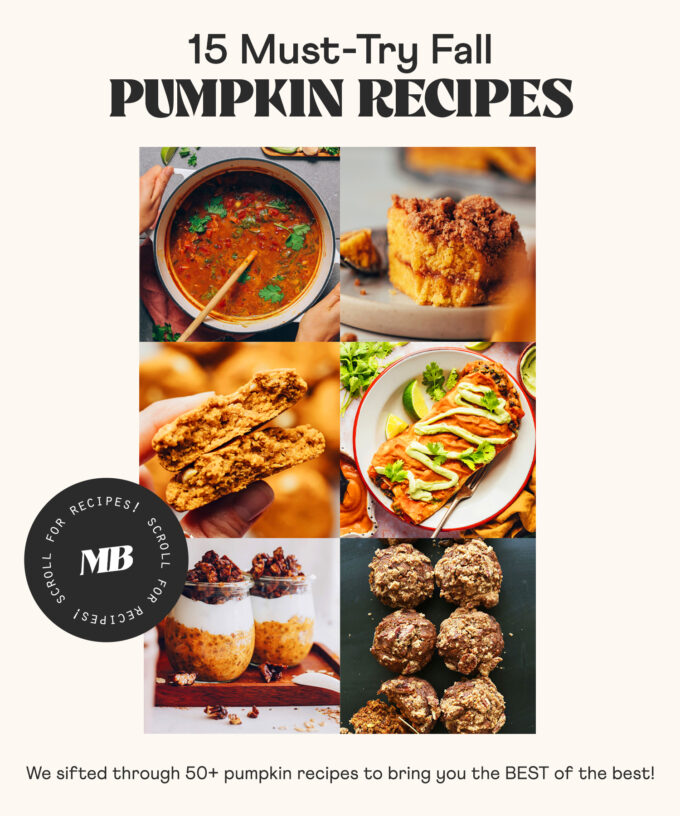 15 Must-Try Pumpkin Recipes for Fall - Minimalist Baker